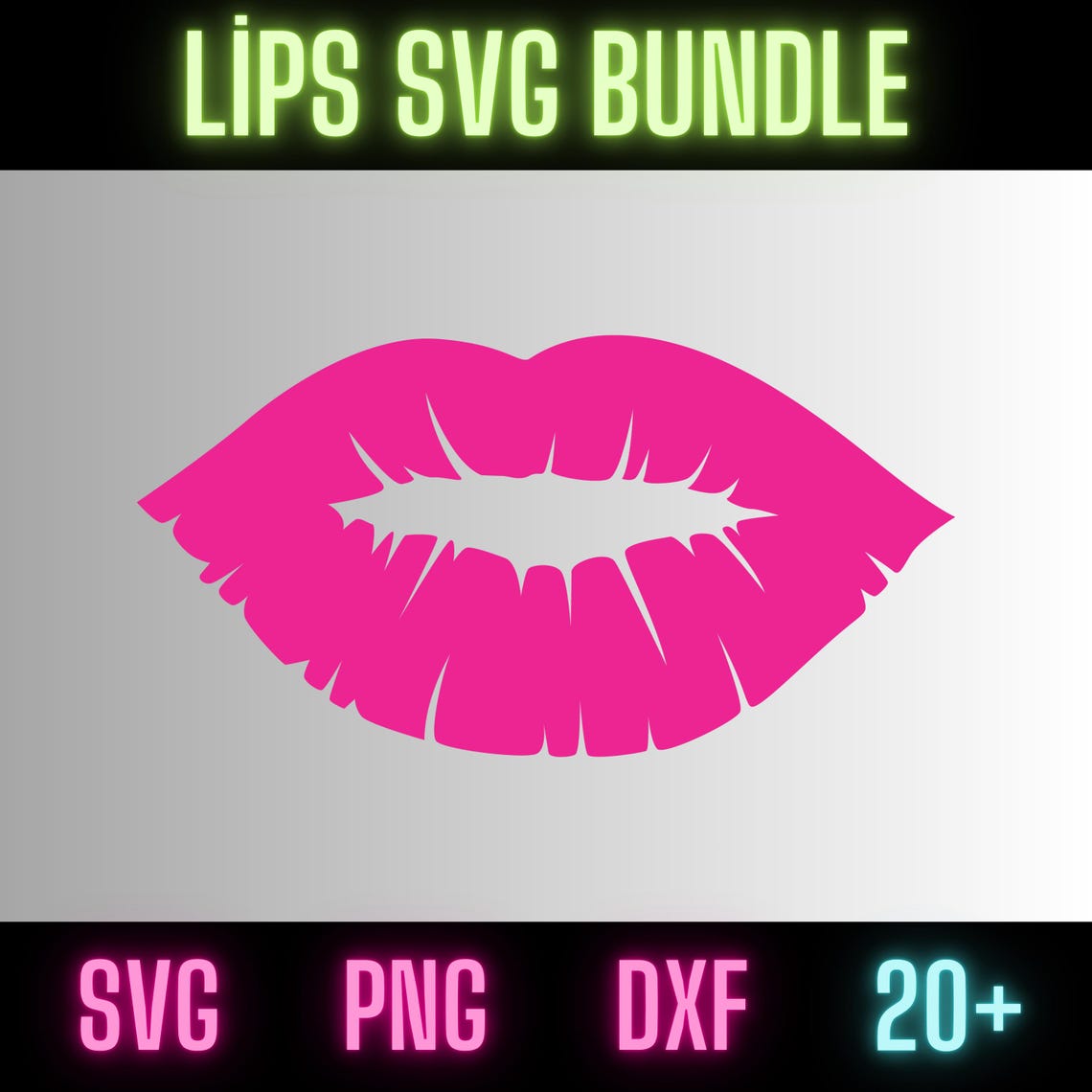 Lips SVG, Lipstick Svg, Kiss Svg, Valentines Day SVG, Lips Svg Bundle ...