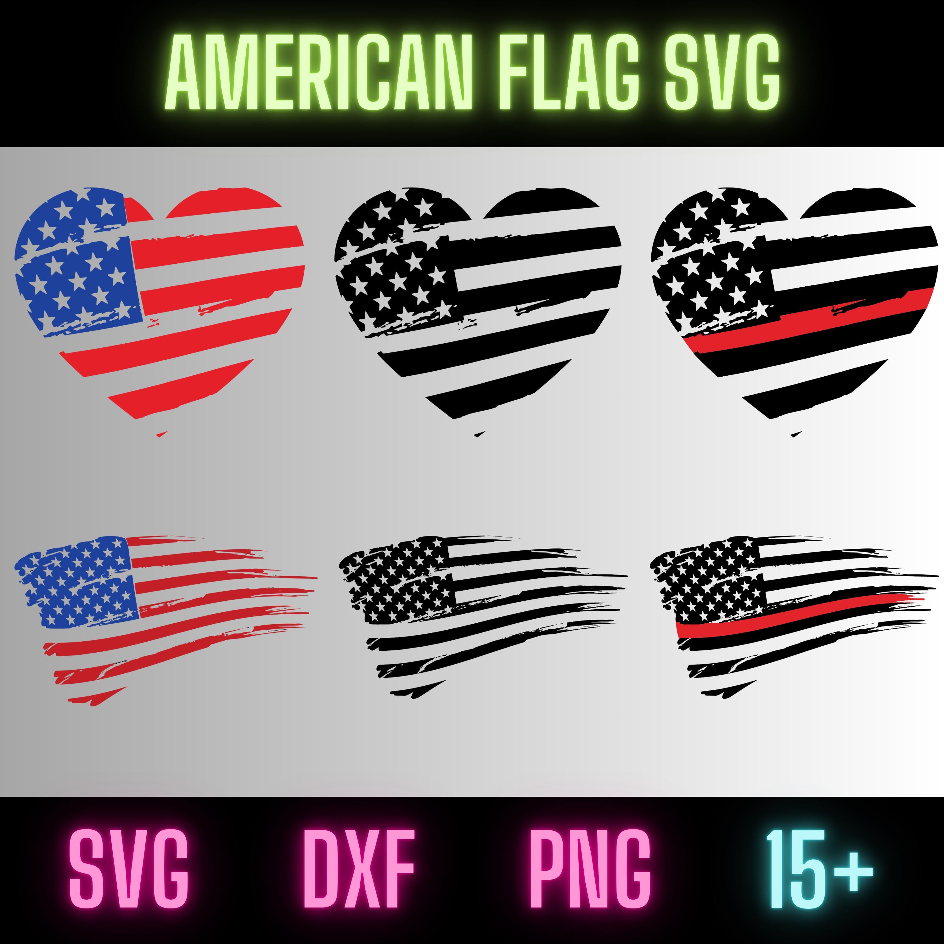 American Flag Svg, American Flag Vector, Patriotic Svg, United States ...