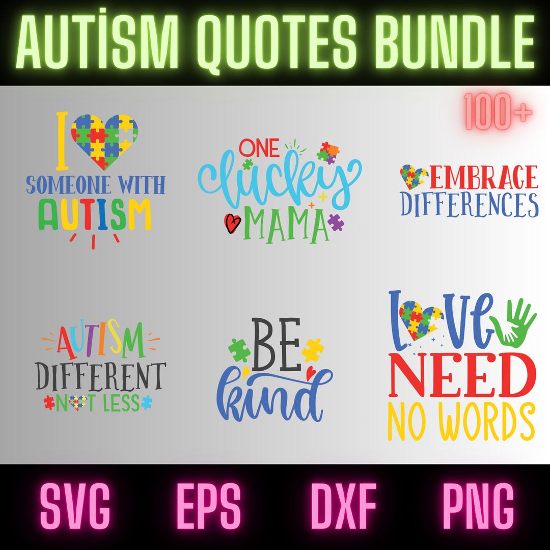 Autism Quote SVG, Autism Quote, Autism Awareness Quotes, Autism ...