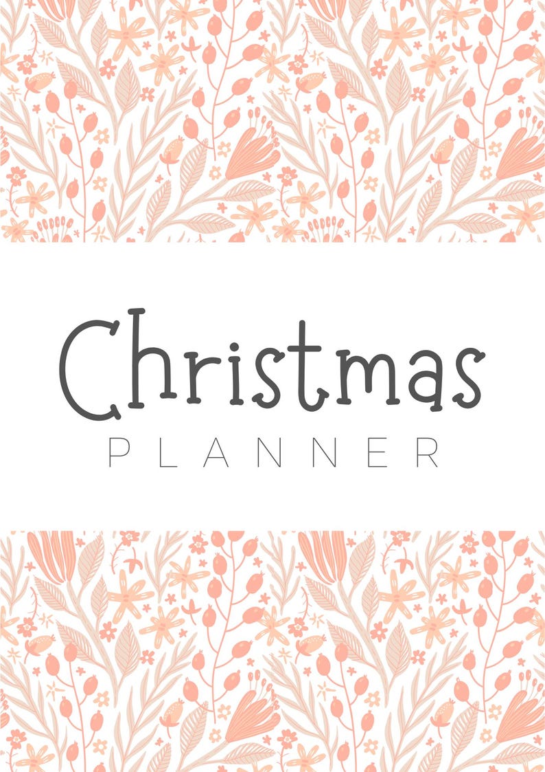 Christmas Planner | Printable | A4 - Etsy