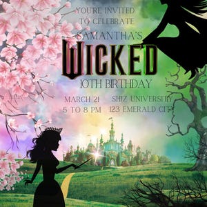 Wicked Invitation - Etsy