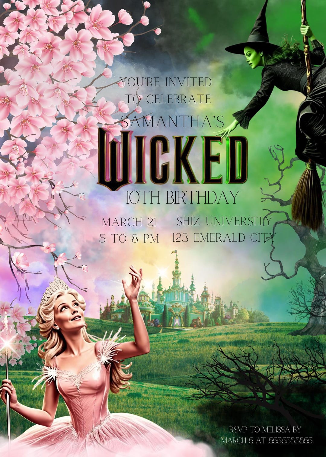 Wicked Invitation - Etsy