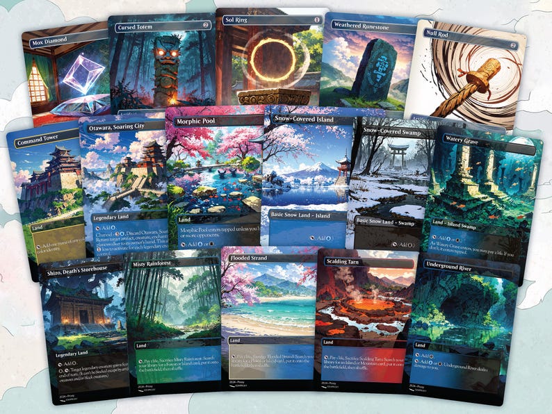 Yuriko Anime MTG Commander Deck: Ninja Theme, Ready to Play - Etsy