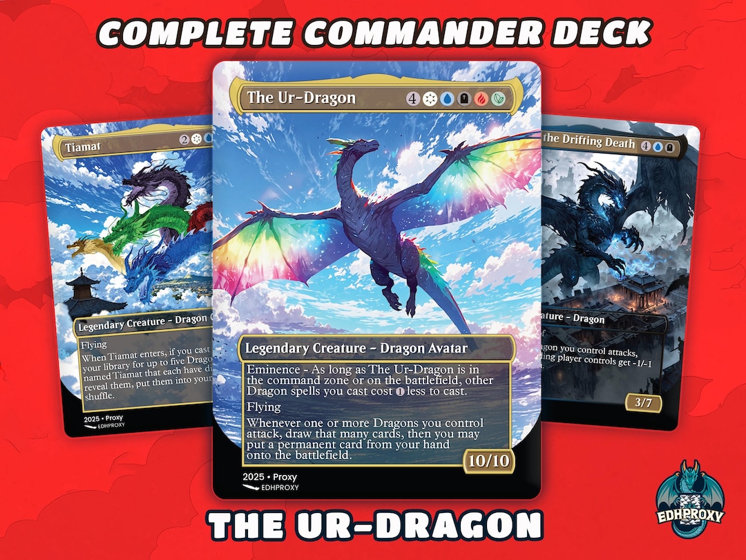 Ur-dragon Commander Deck: Anime Style MTG Proxy Cards - Etsy