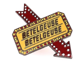 Betelgeuse Marquee Sign Enamel Pin - Etsy