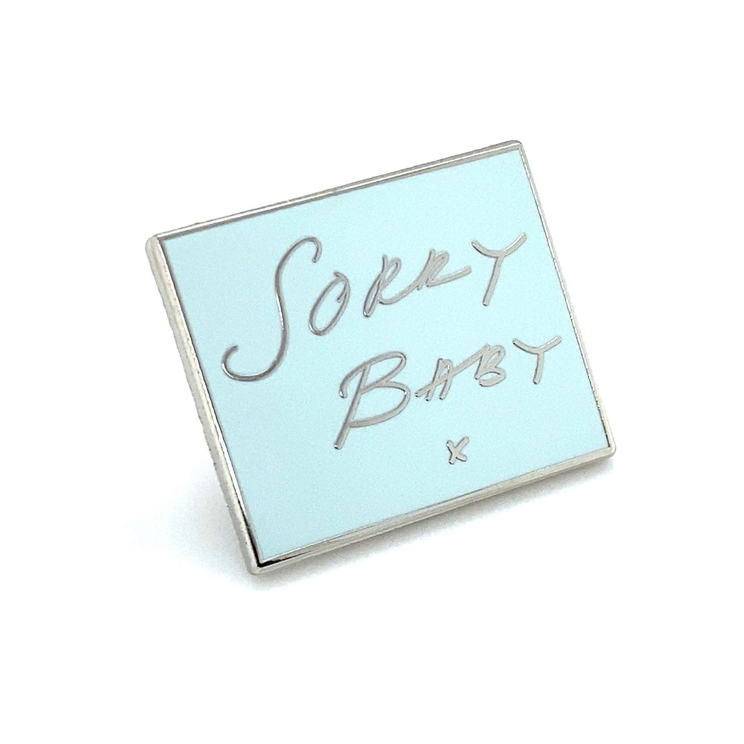 Sorry Baby X Hard Enamel Pin - Lapel Brooch - Killing Eve - Etsy