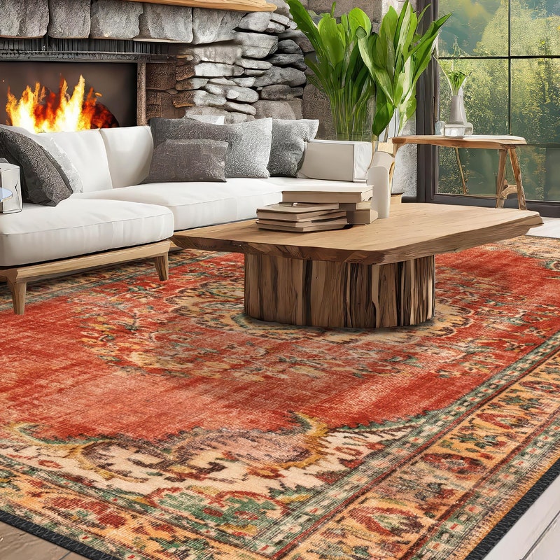 Oriental Farmhouse Rug - Etsy UK