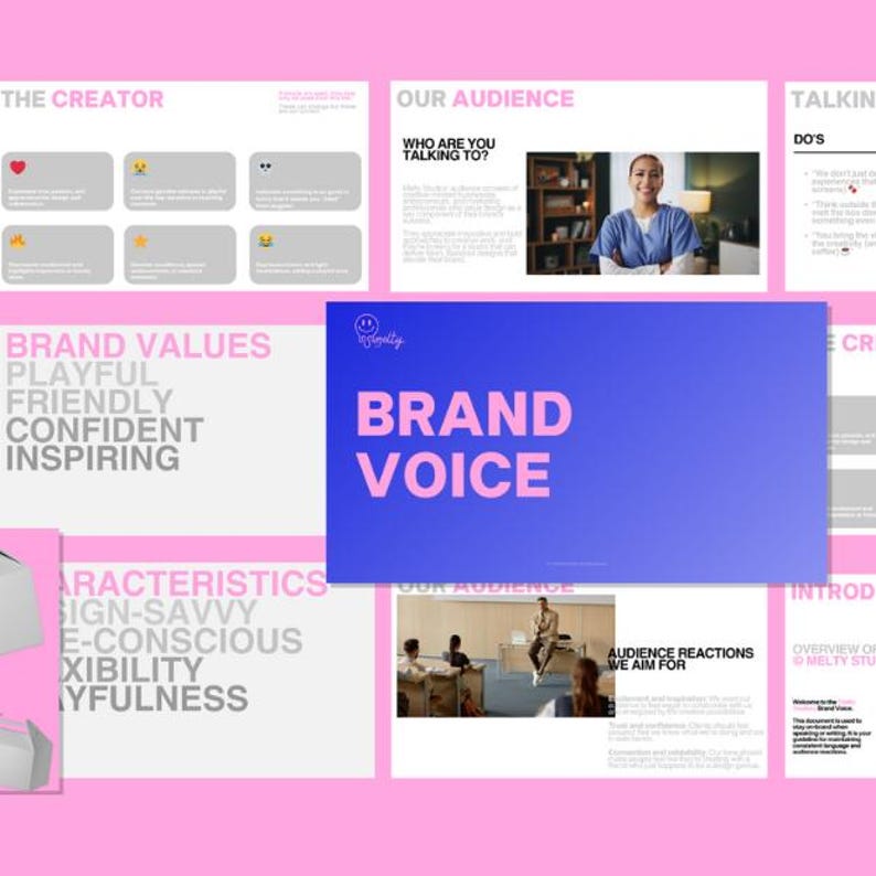 Brand Voice Template [CANVA] - Etsy
