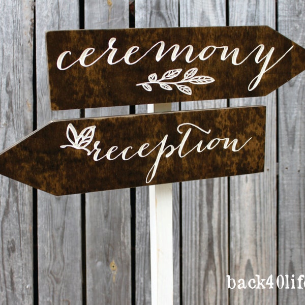 Wedding Arrow Sign - Etsy