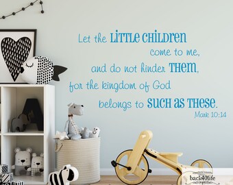 Let the Little Children Come to Me and Do Not Hinder Them Wall - Etsy