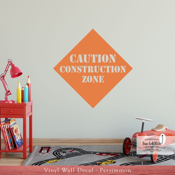 Construction Decal - Etsy