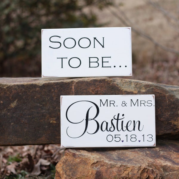 Mr and Mrs Wedding Signs - Etsy