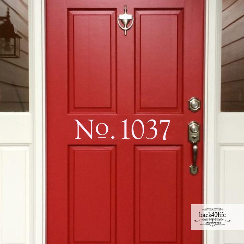 Front Door Numbers - Etsy