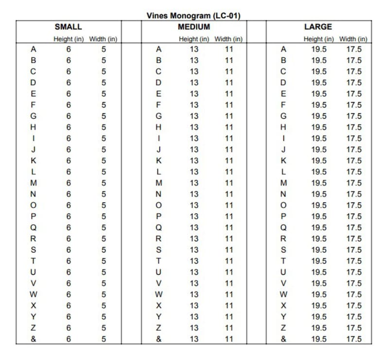 Precision Cut Vine Wood Monogram Letter LC-01 Back40life | Etsy