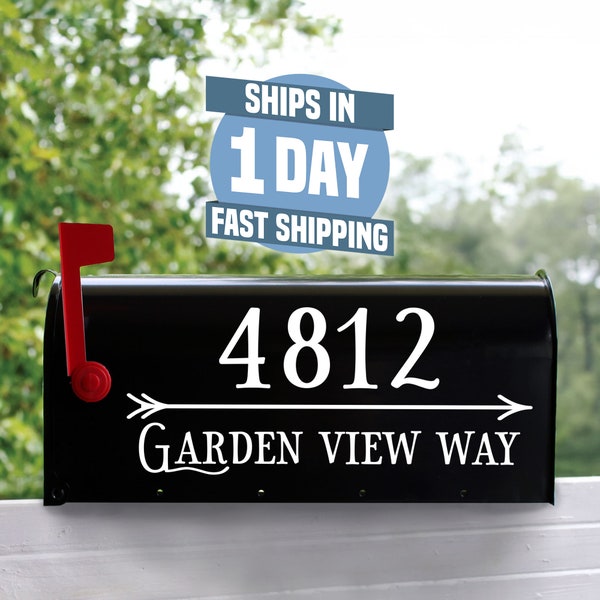 Reflective Decorative Mailbox Numbers - Etsy