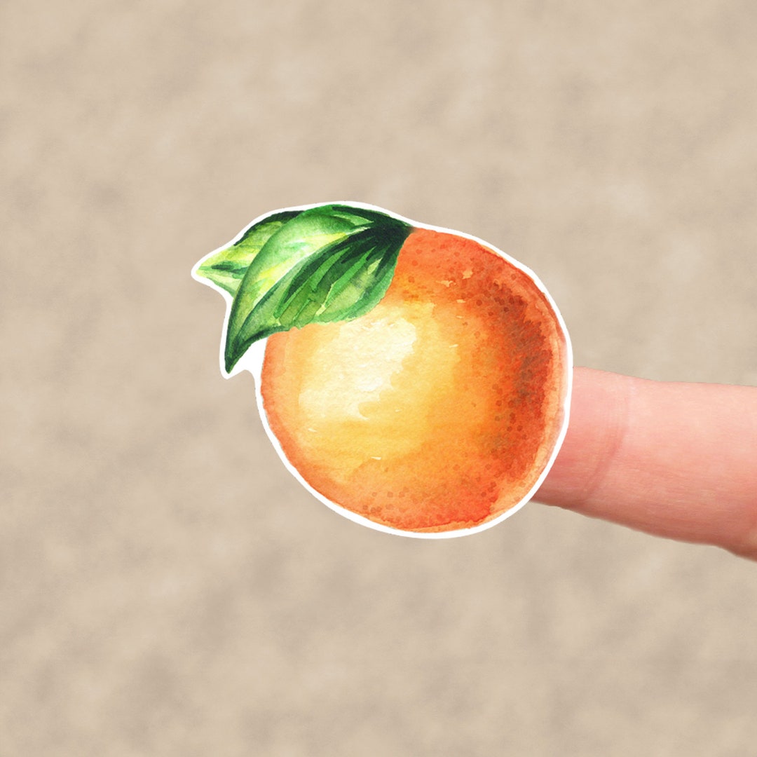 Little Cutie Orange Stickers - Set of 96 Silhouette Sticker Cutout ...