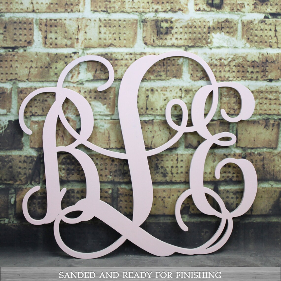 Wooden Vines Monogram Letters Cutout DIY Decor lc-01cst - Etsy