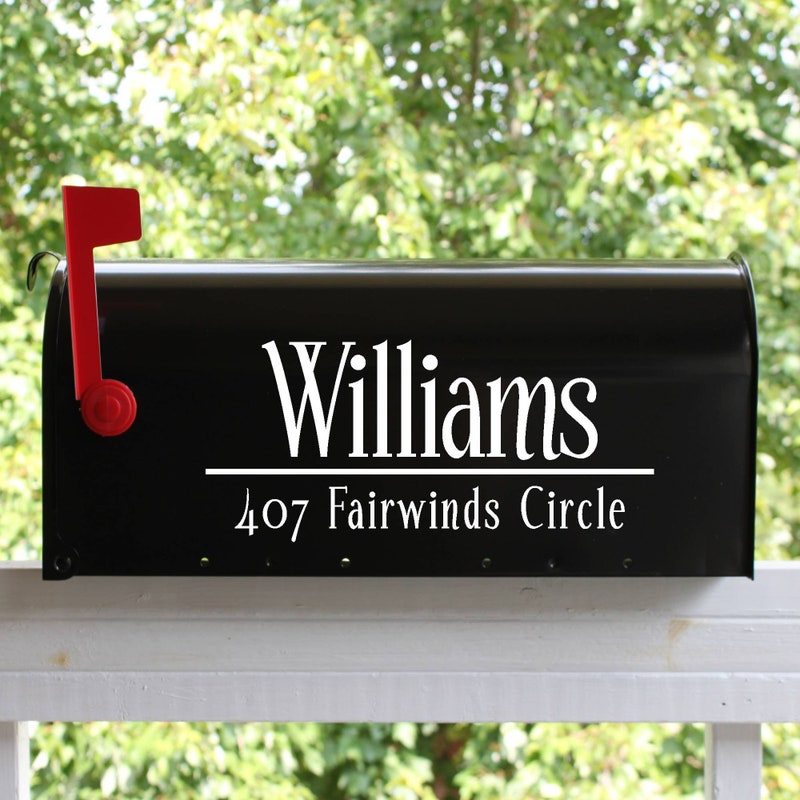 Mailbox Decal Svg - Etsy