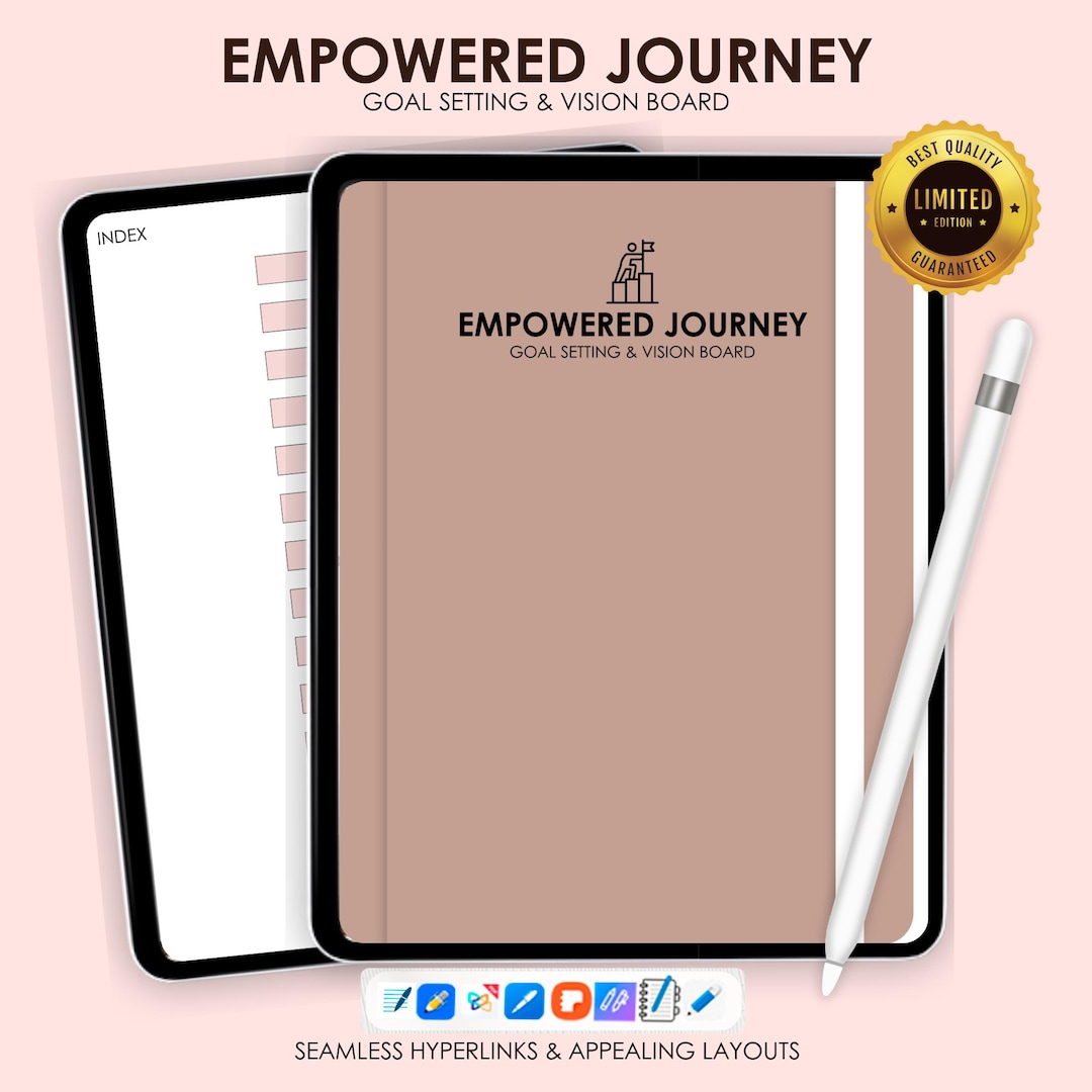 Goal Planner Bundle, SMART Goal Setting Kit, Habits Reflections ...