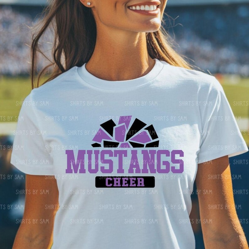 MUSTANGS Cheer Svg/png/jpeg/pdf Digital Download. Cheerleading Team ...