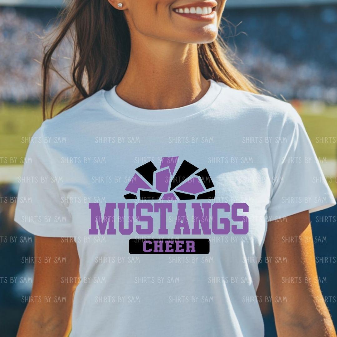 MUSTANGS Cheer Svg/png/jpeg/pdf Digital Download. Cheerleading Team ...