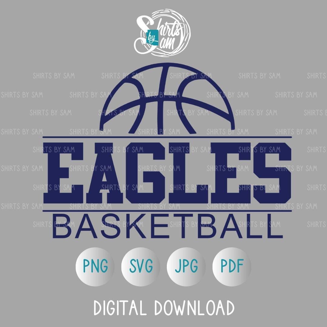 EAGLES Basketball Svg/png/jpeg/pdf Digital Download. Basketball Team ...