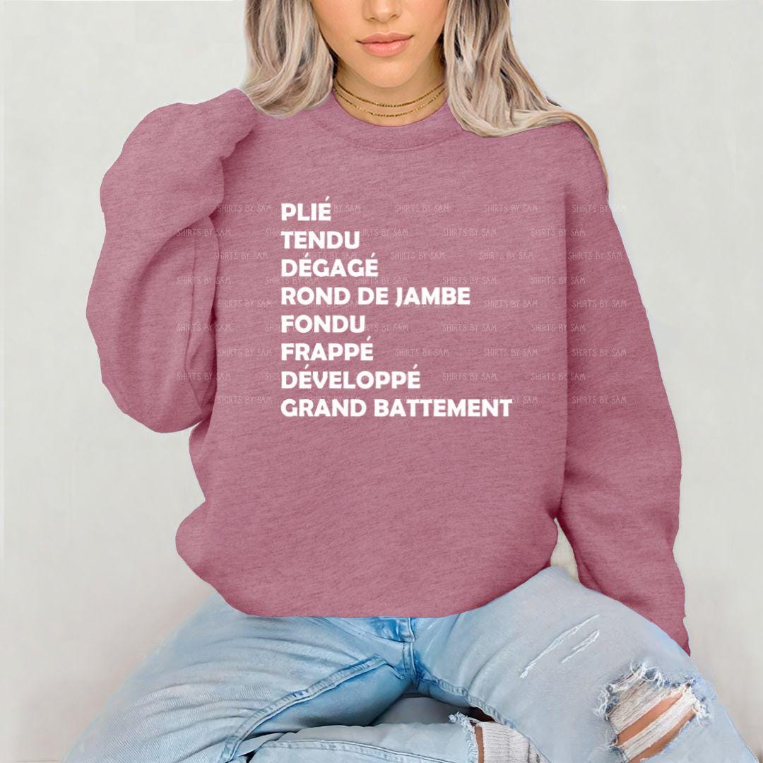 Ballet Terms Svg/jpeg/png/pdf Digital Download. Dance Spirit Shirt ...