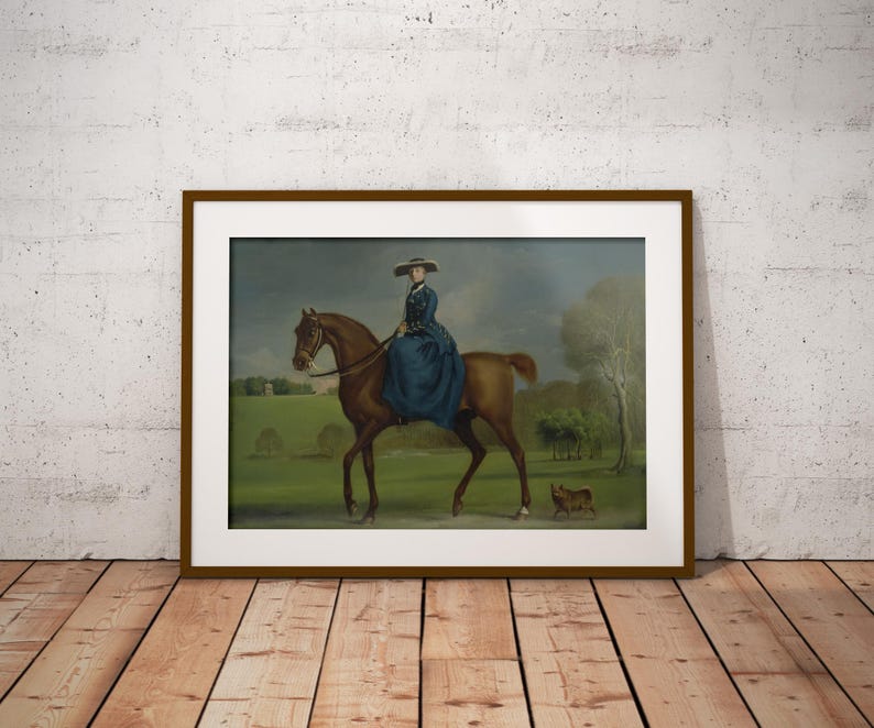 The Countess of Coningsby in the Costume of the Charlton Hunt (1760) by ...