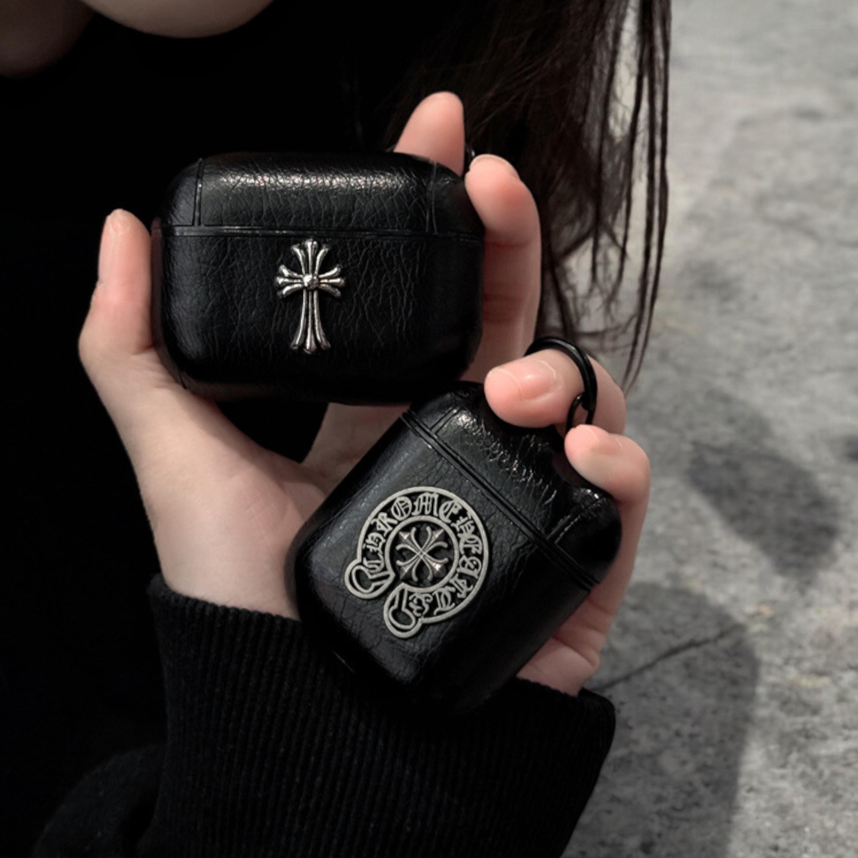 Chrome Airpods Case, Retro Style, Goth Style Airpods Pro Case - Etsy