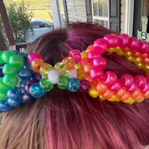 Rainbow Kandi Goggles - Etsy