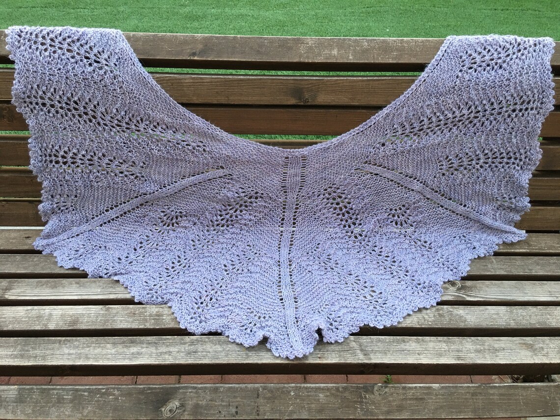Knitting Lace Shawl Pattern Healing Shawl PDF Pattern Summer Lace Shawl ...