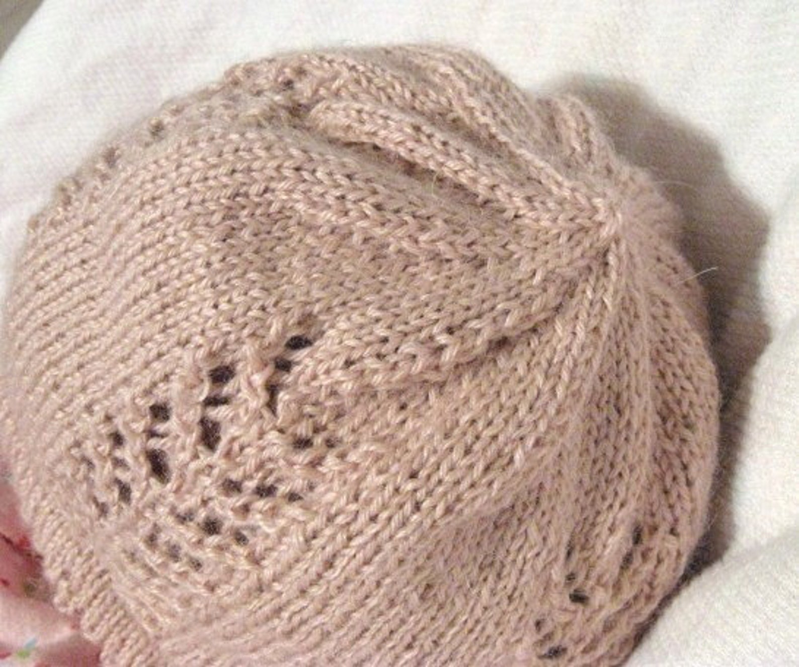 Baby Lace Hat Pattern Knitting Pattern PDF Boy or Girl Hat Pattern Knit ...
