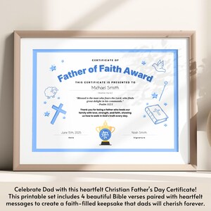 Christian Father's Day Bible Craft for Kids Sunday School Craft ...