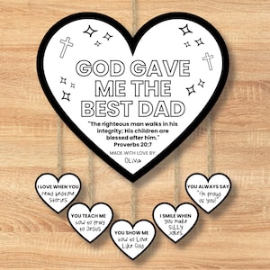 Father's Day Bible Craft Sunday School Fathers Day Craft Church ...