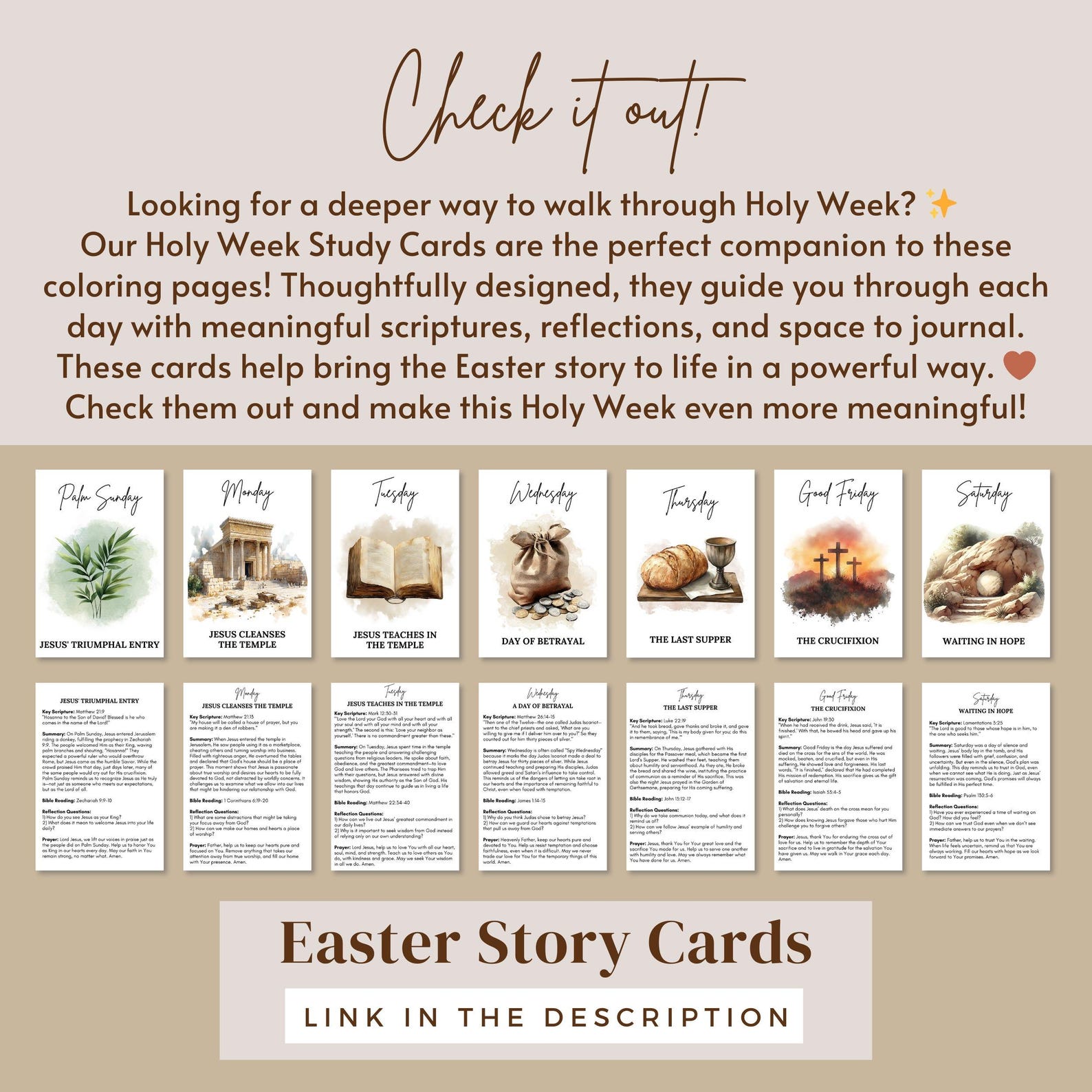 Printable Holy Week Activities for Kids, Holy Week Coloring Pages ...