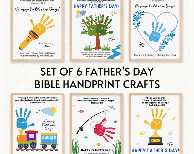 Father's Day Bible Craft Sunday School Fathers Day Crafts for Preschool ...