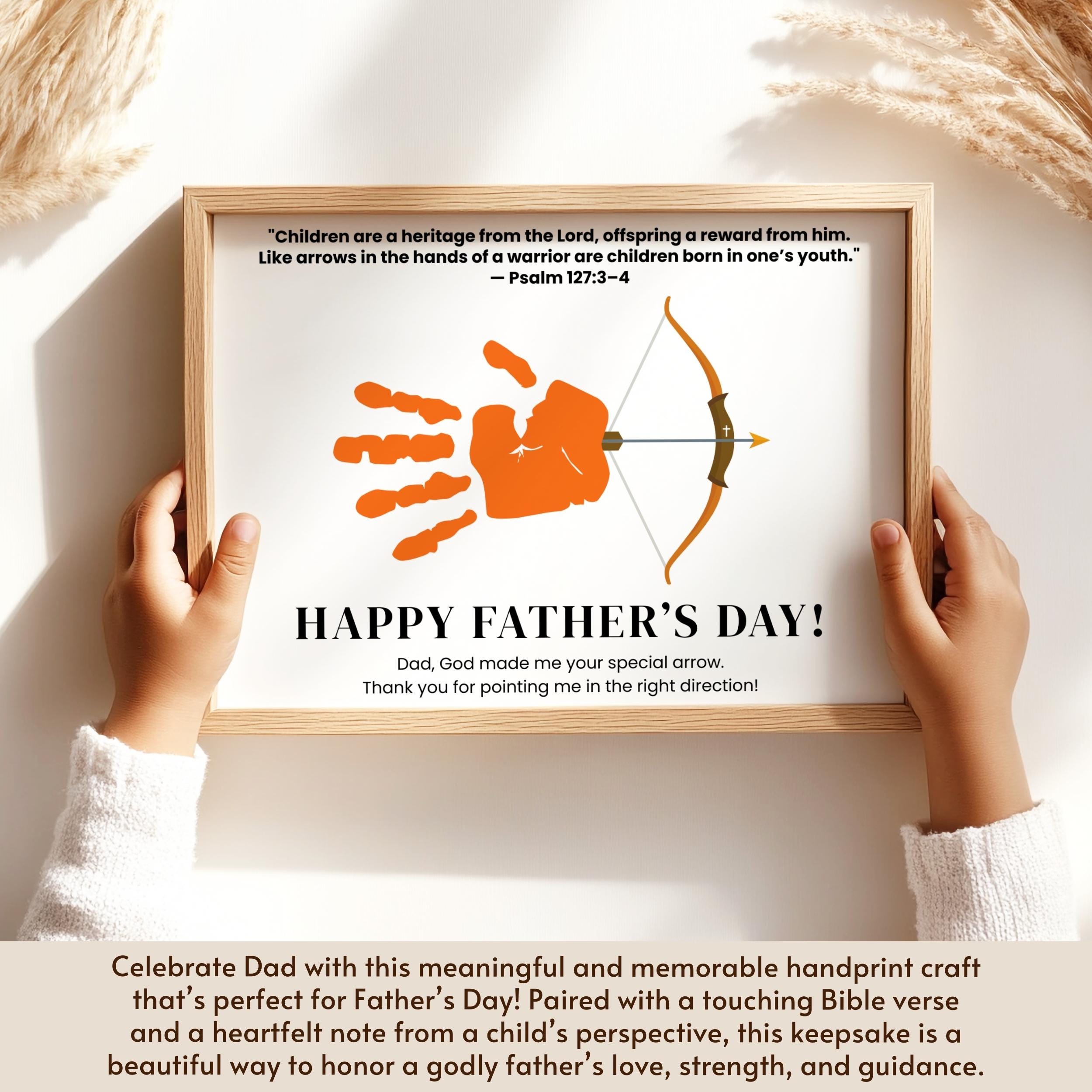 Father's Day Sunday School Craft Preschool Father's Day Craft Christian ...
