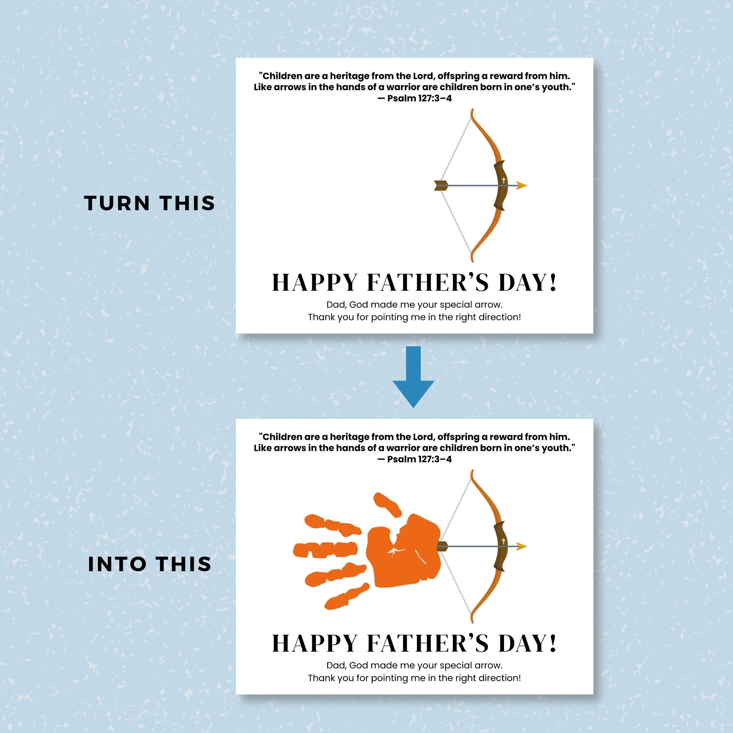 Father's Day Sunday School Craft Preschool Father's Day Craft Christian ...