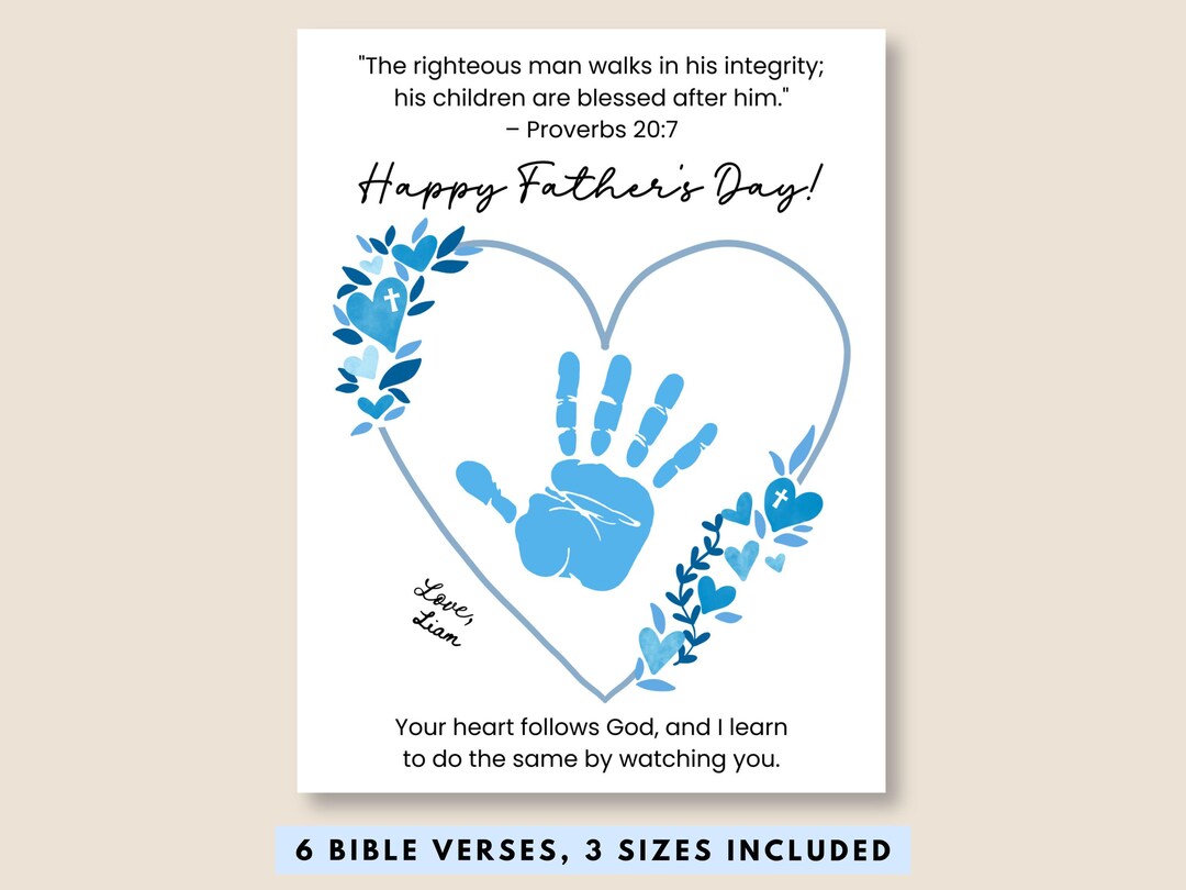 Father's Day Sunday School Craft Preschool Father's Day Craft Christian ...