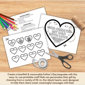 Father's Day Bible Craft Sunday School Fathers Day Craft Church ...