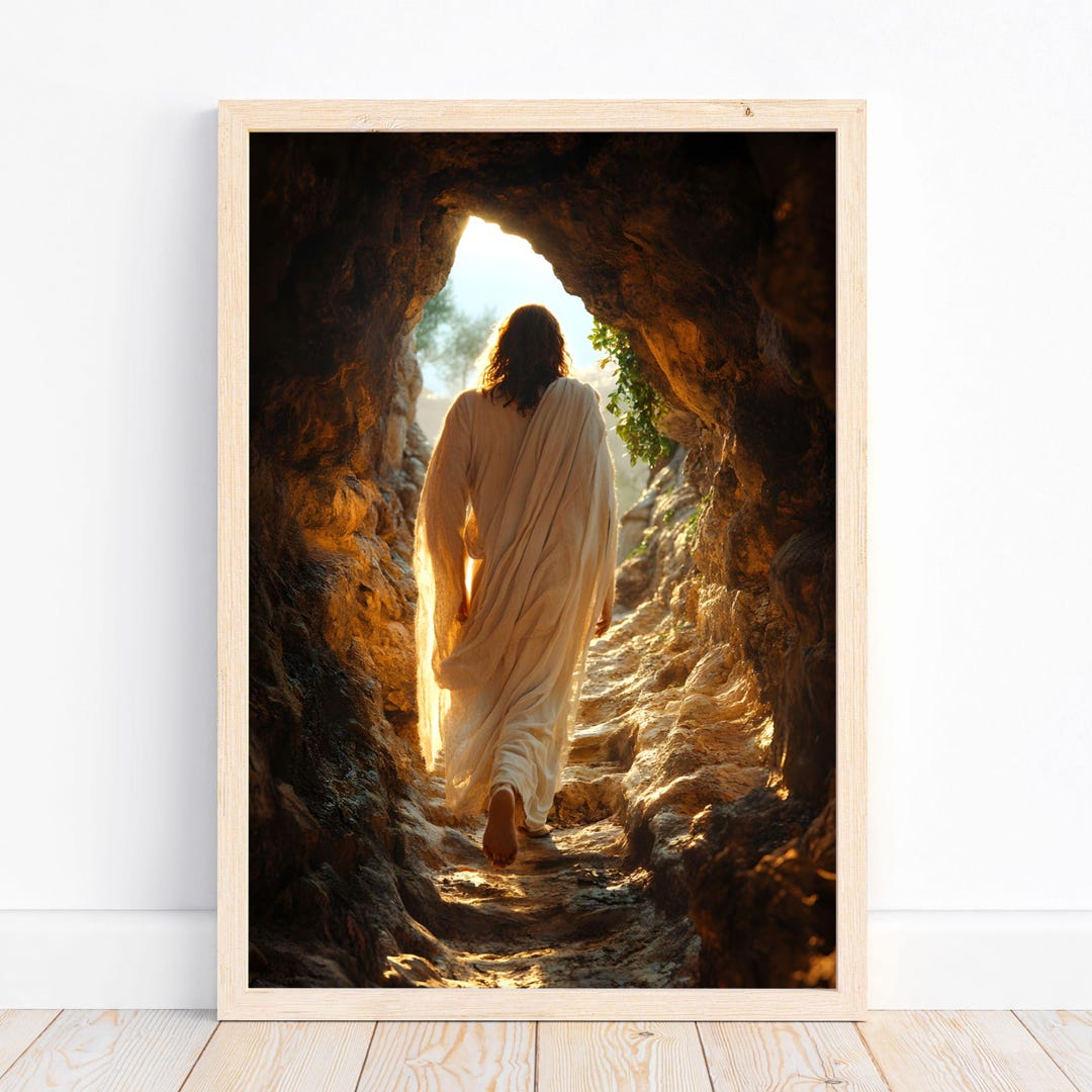 He is Risen Wall Art Download, Easter Scripture Art Jesus Resurrection ...