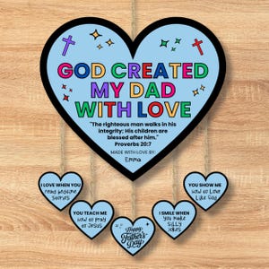 Father's Day Bible Craft Sunday School Fathers Day Craft Church ...
