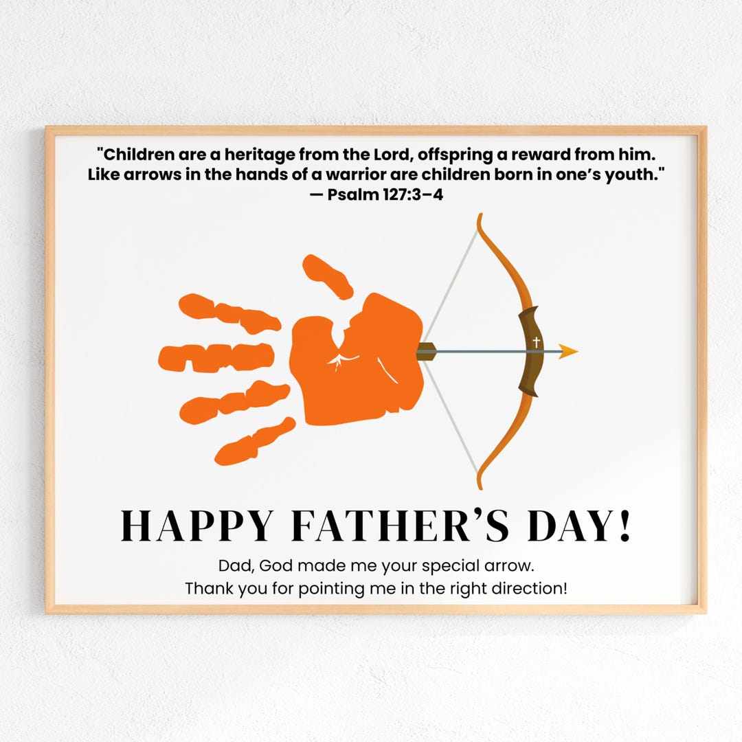 Father's Day Sunday School Craft Preschool Father's Day Craft Christian ...