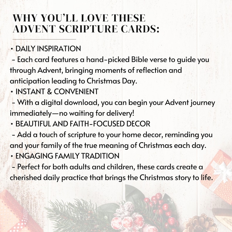 Printable Advent Calendar With Scriptures, Religious Advent Prayer ...