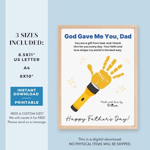 Father's Day Sunday School Craft Preschool Father's Day Craft Christian ...