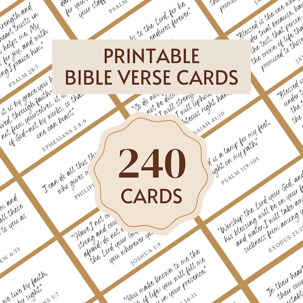 Bible Verse Cards - Etsy