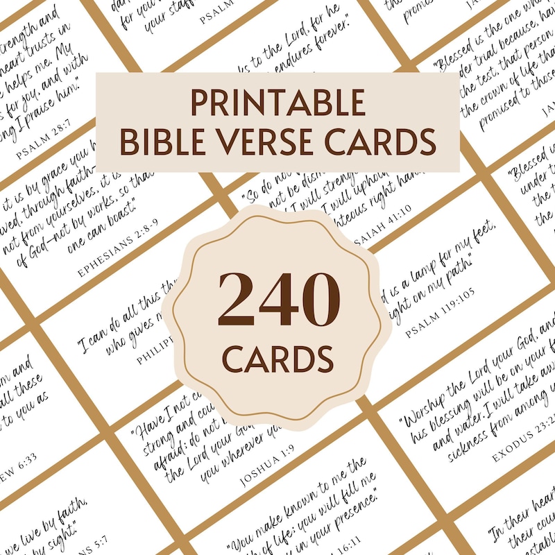 Verse Cards Simple - Etsy