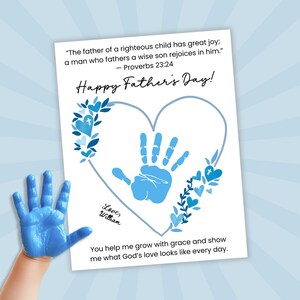 Father's Day Sunday School Craft Preschool Father's Day Craft Christian ...