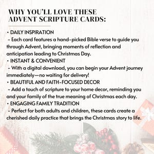 Printable Advent Scripture Cards, Christian Advent Calendar, Kids ...