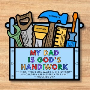 Father's Day Bible Craft Sunday School Fathers Day Crafts for Preschool ...
